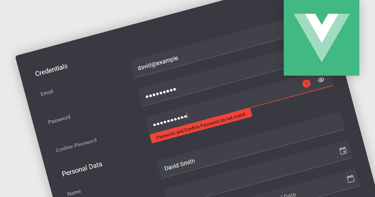 Catch Data Entry Errors Early in Your Vue.js Apps