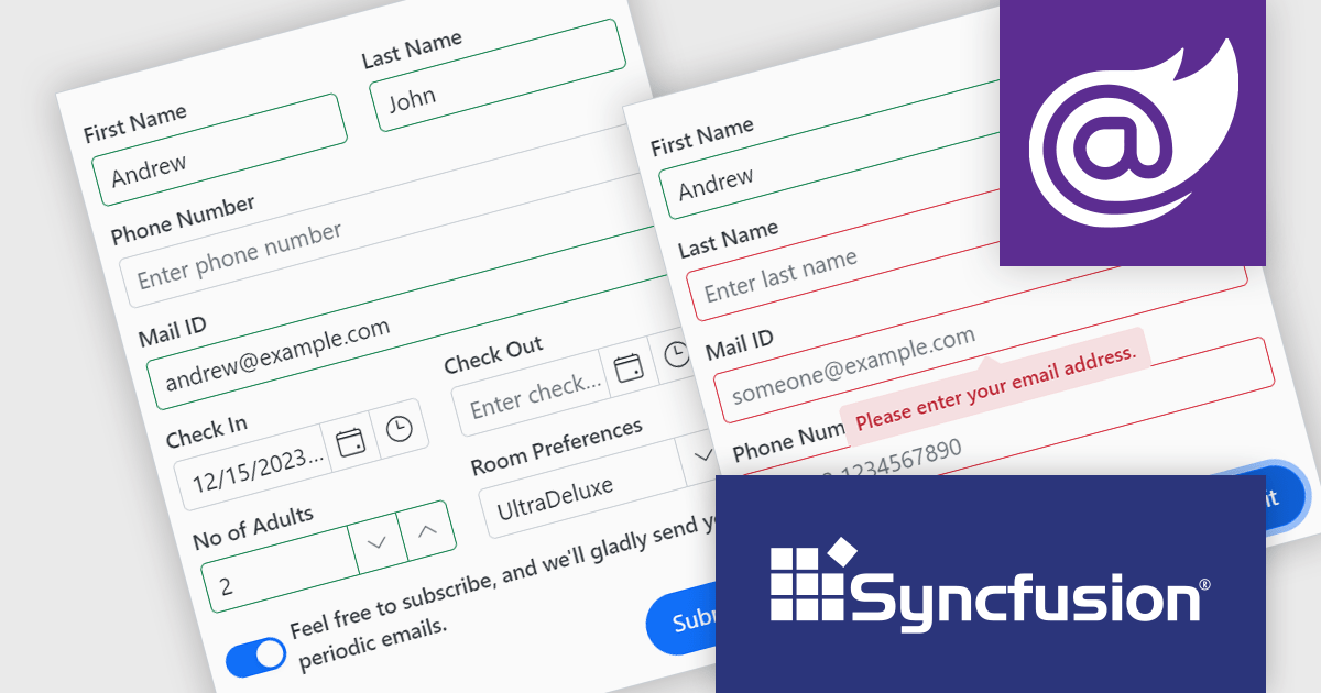 Cree potentes formularios Blazor con facilidad