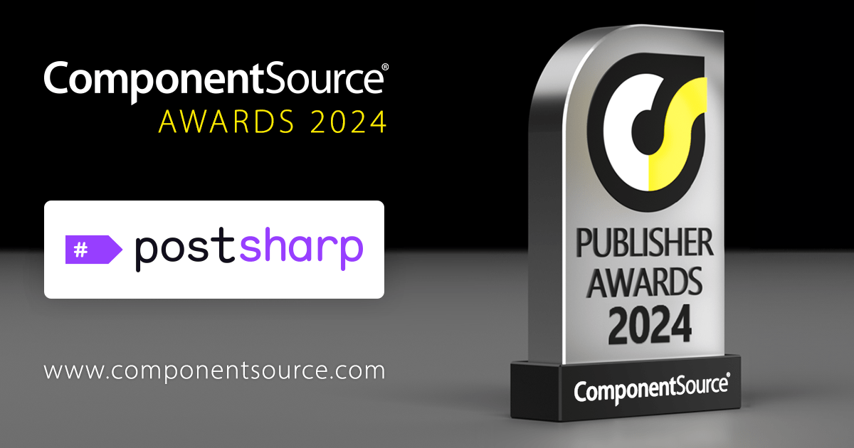PostSharp Technologies Wins ComponentSource Award