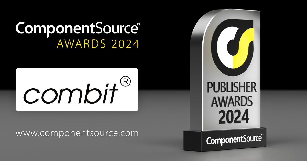 combit Wins ComponentSource Award