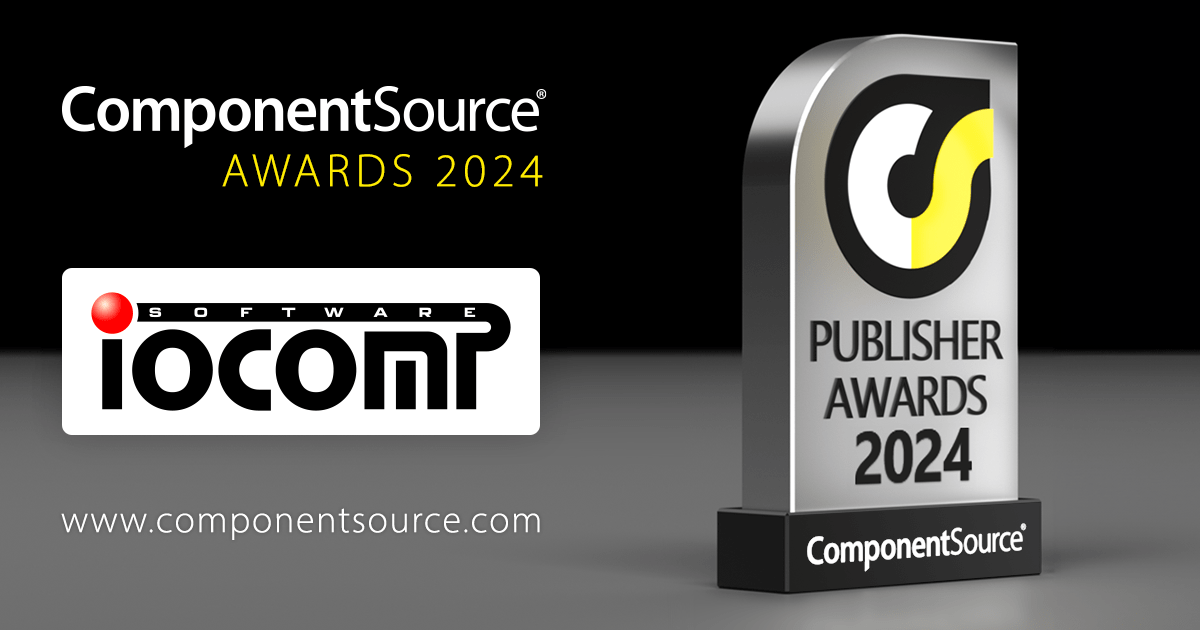 Iocomp Software Wins ComponentSource Award