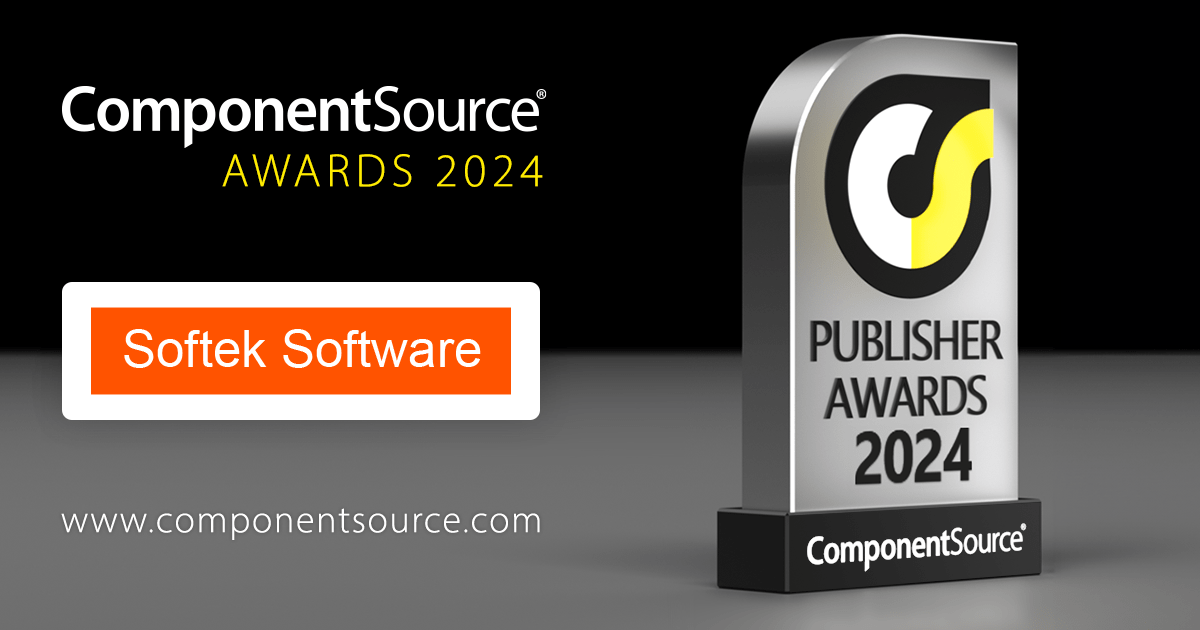 Softek Software gana un premio ComponentSource