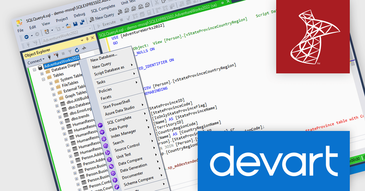 Improve Database Development with SSMS 20.x