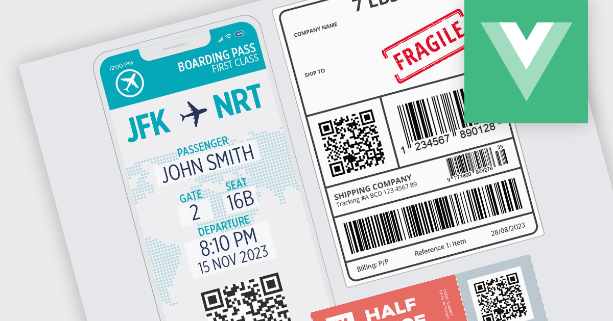 Leverage Barcode Functionality In Vuejs Applications