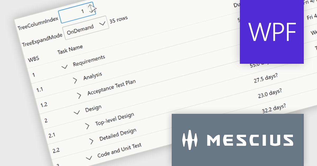 Easily Display Hierarchical Data in a WPF Grid Easily Display Hierarchical Data in a WPF Grid