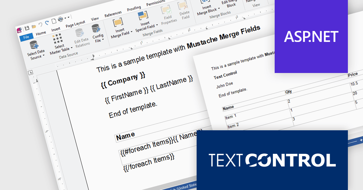 在 C# 中用 Mustache Syntax 合并模板