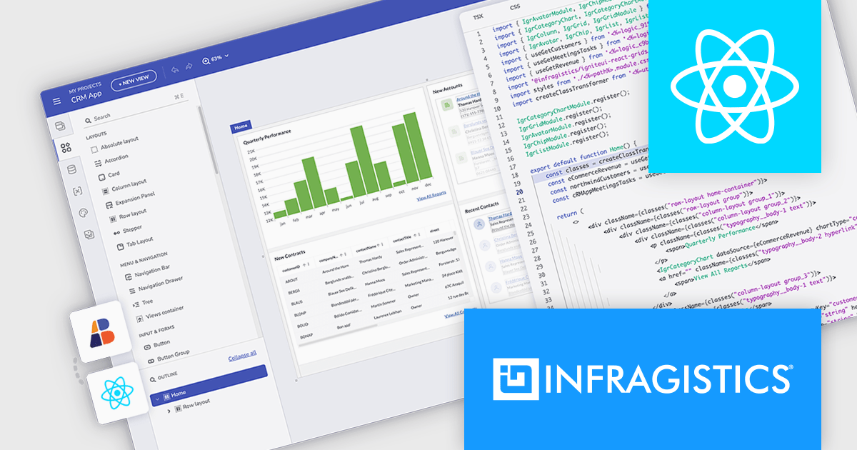 Design and Code React Apps with Ease