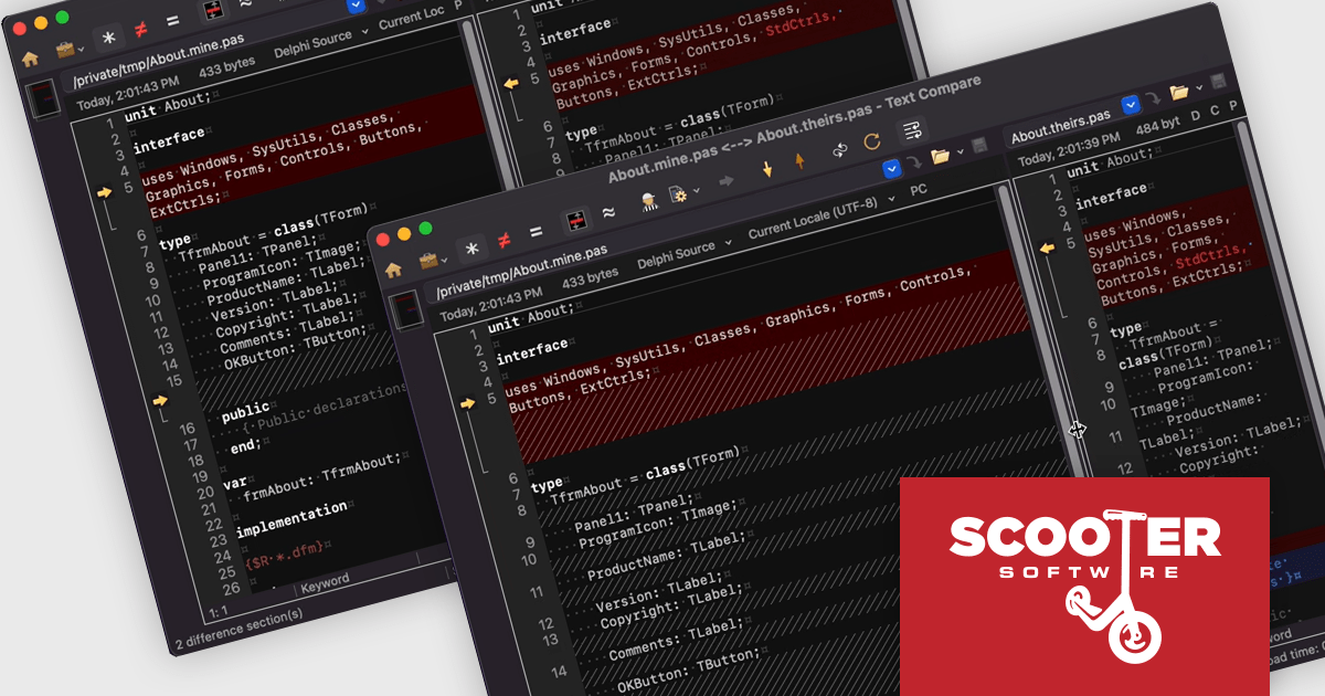 Compare Code More Easily with Word Wrap
