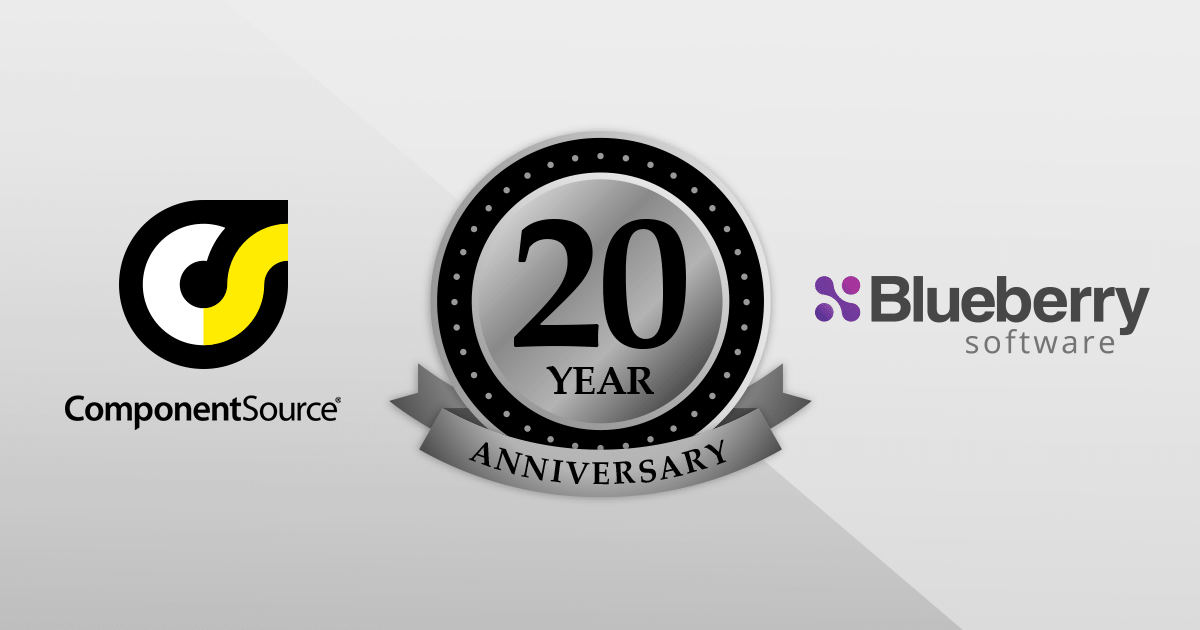 Celebrating 20 Year Blueberry Software Partnership