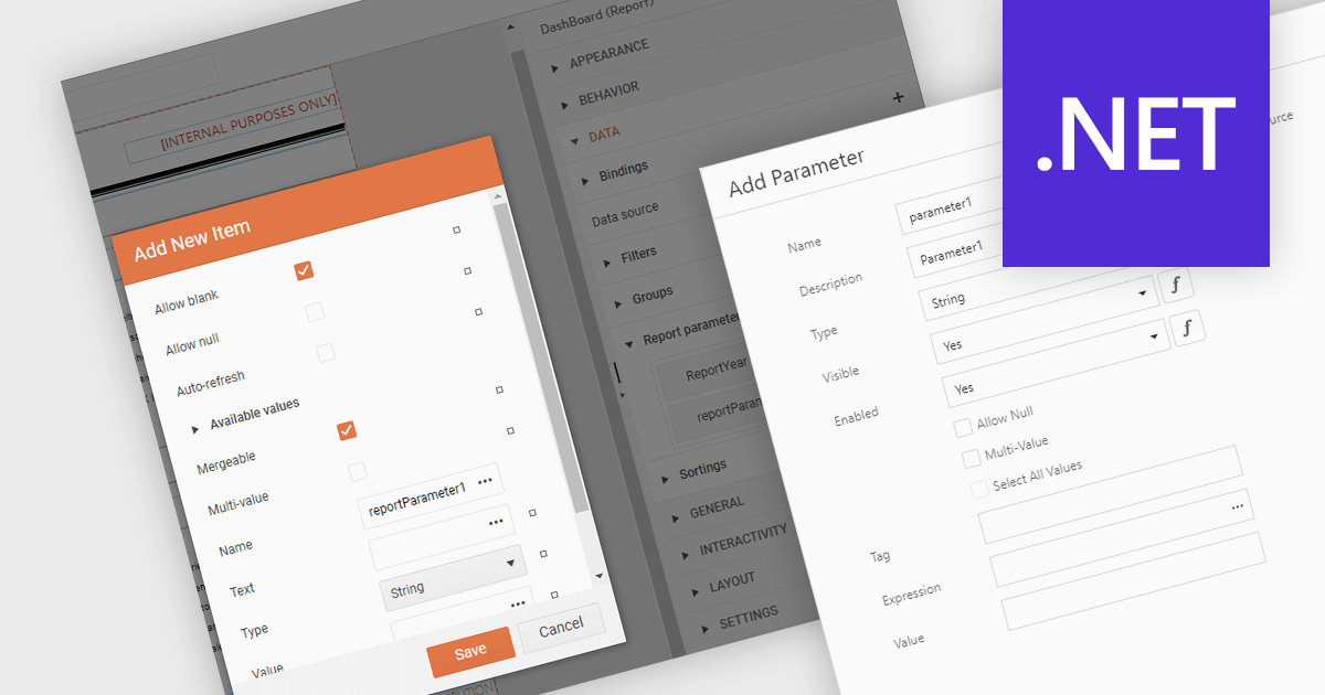Use Dialog Forms To Set Report Parameters