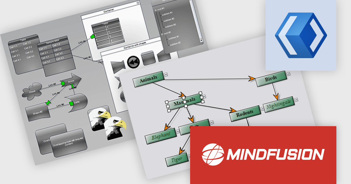 Cree diagramas interactivos para WinUI