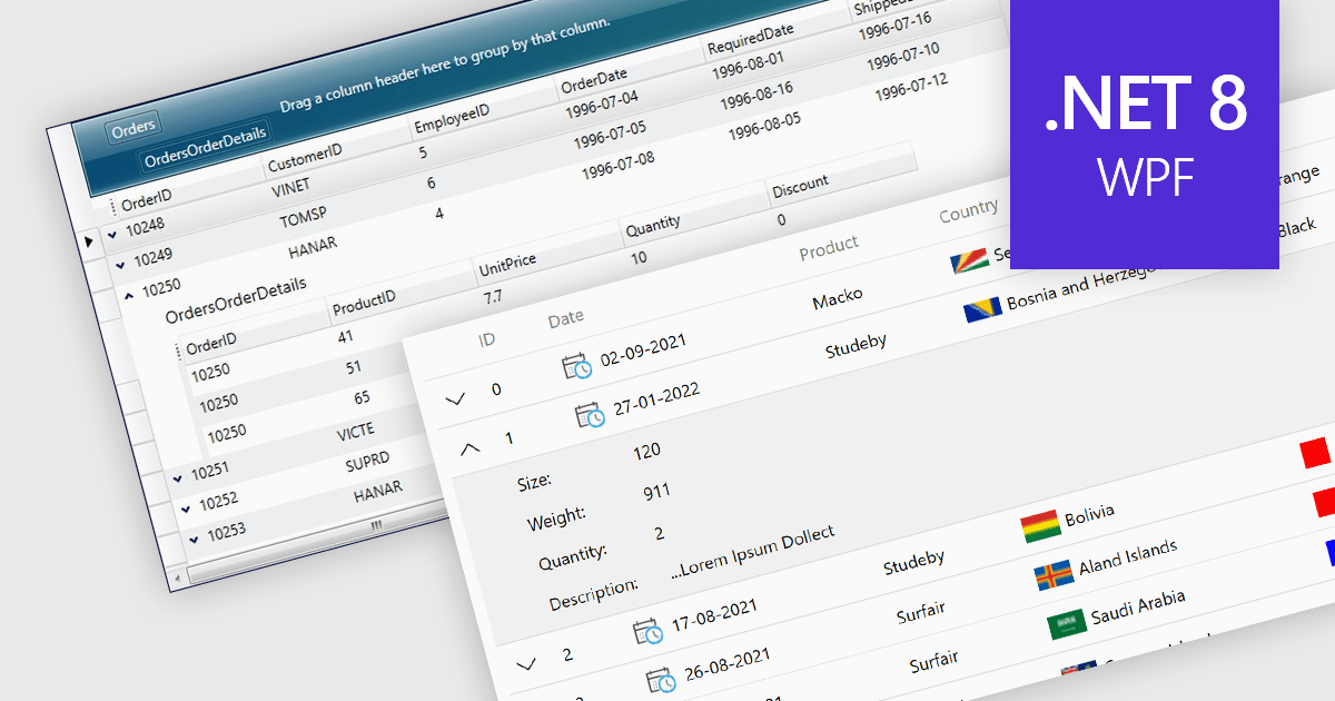 Anzeigen hierarchischer Daten in .NET 8 WPF-Apps