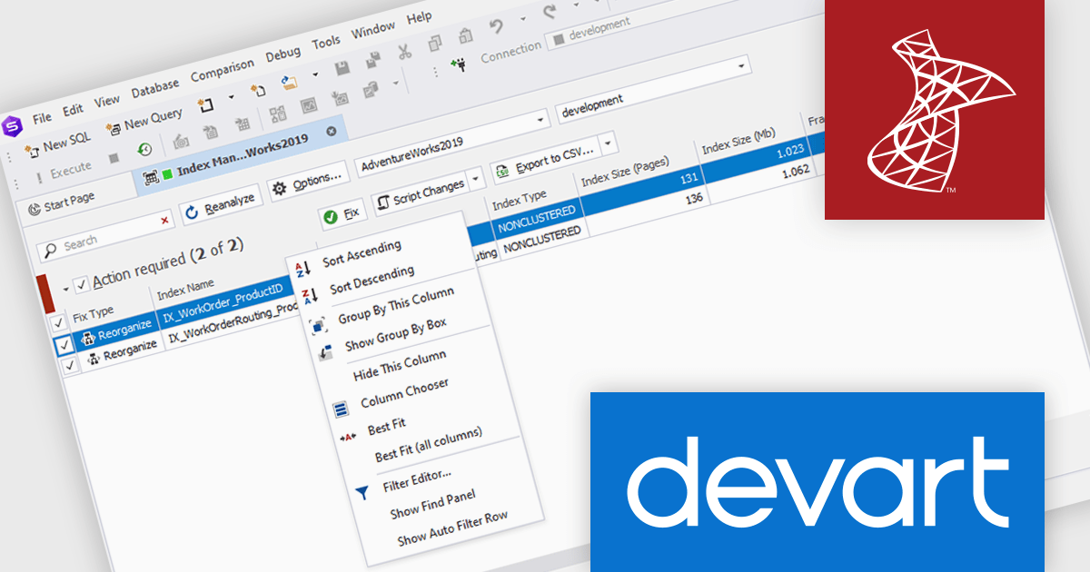 Quickly Access Database Commands