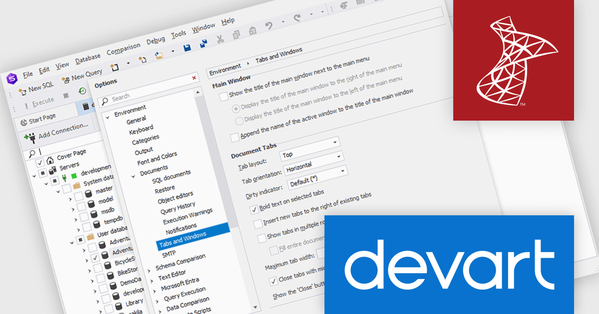 Easily Rearrange the Layout of Windows and Tabs