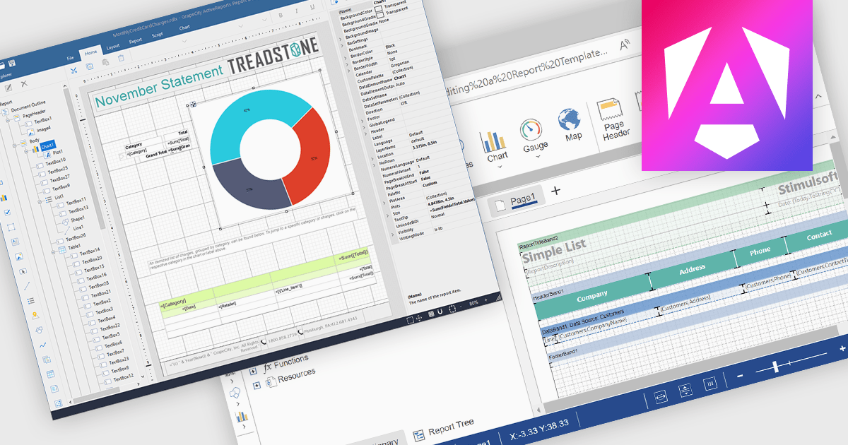 Create Custom Reports with Visual Report Designers