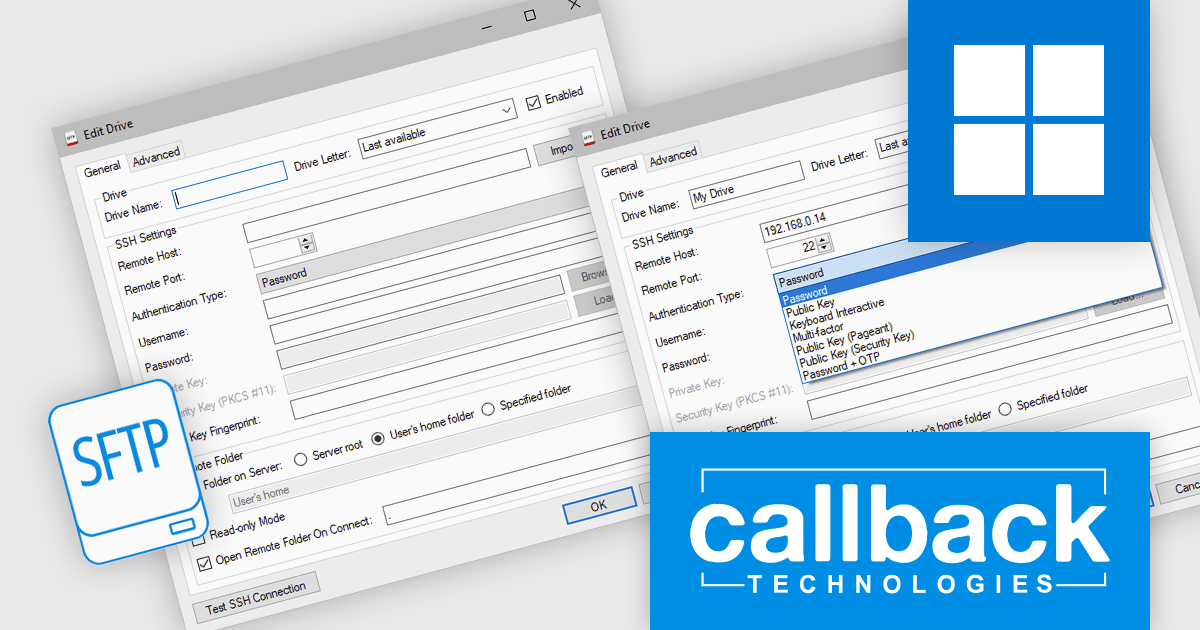 Map SFTP Servers as Local Drives