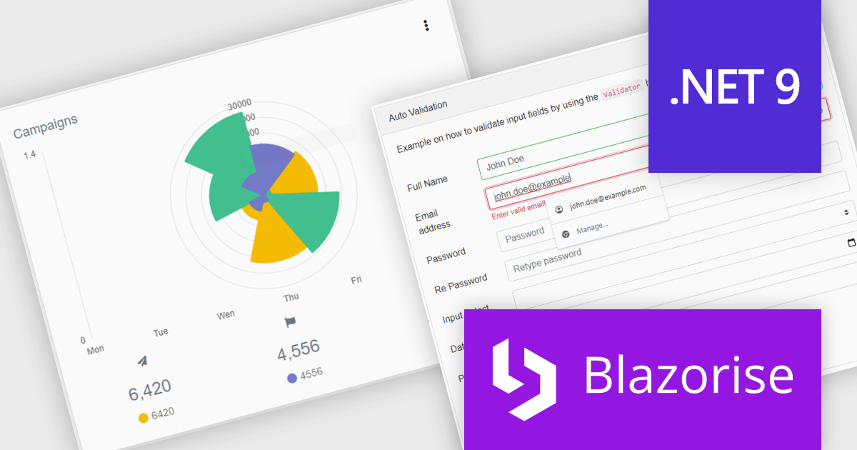 Blazorise 添加对 .NET 9 Blazor 的全部支持