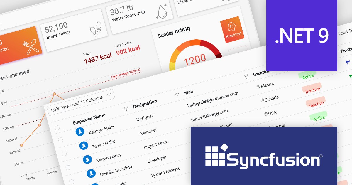 Syncfusion 添加對 .NET 9 的全部支援