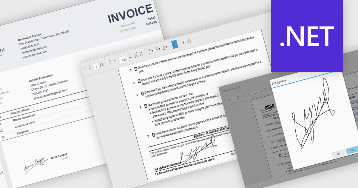 Verify Identity with Hand-Written PDF Signatures