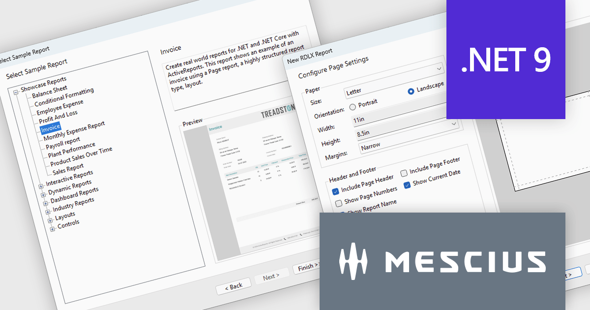 Boost Report Creation with Built-In Samples
