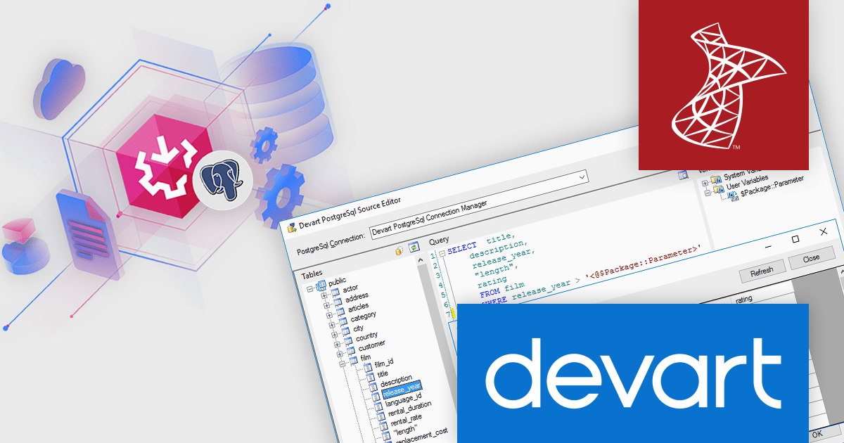 Easily Integrate PostgreSQL 17 with SSIS