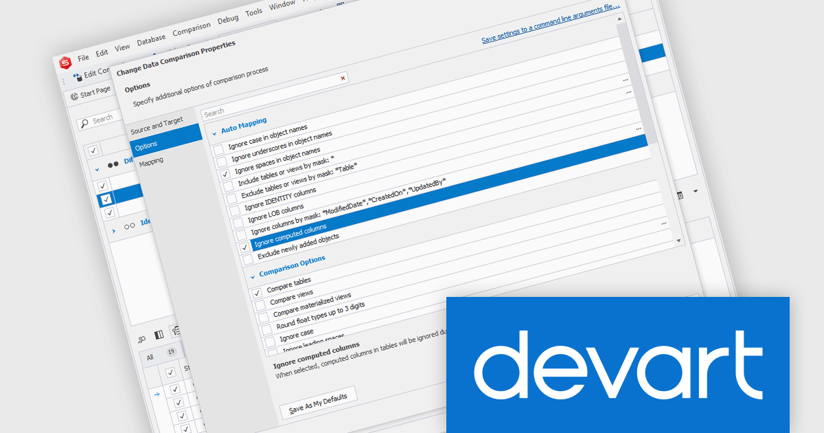 Omit Calculated Data For Clearer Comparisons
