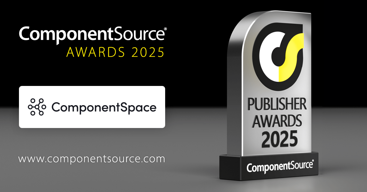 ComponentSpace Wins ComponentSource Award
