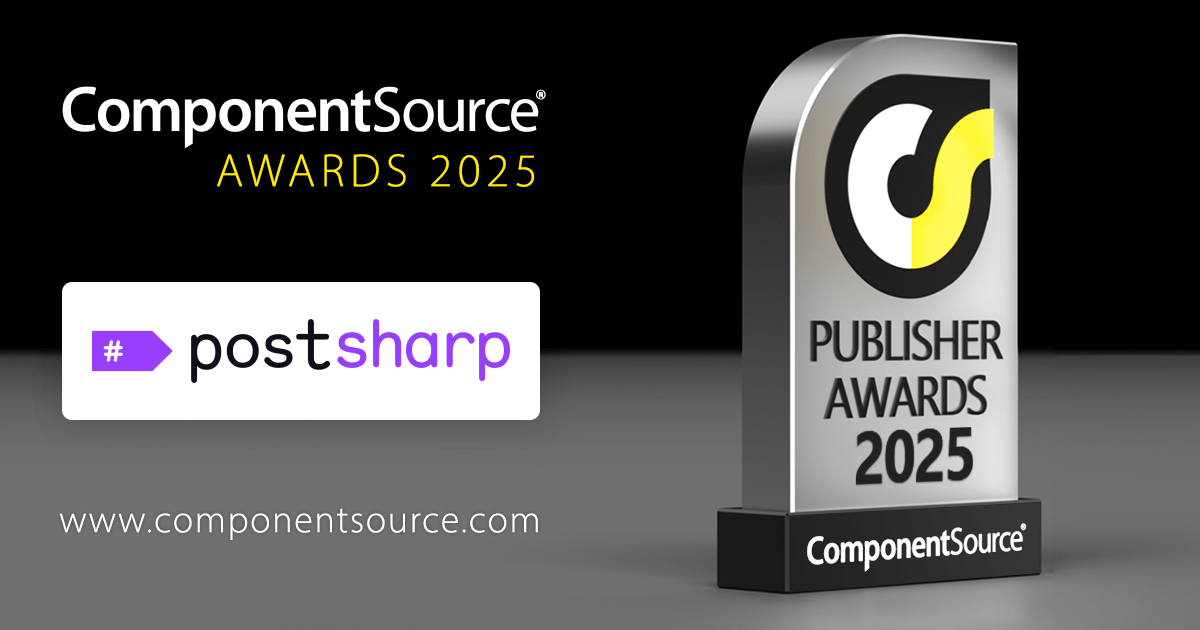 PostSharp Technologies Wins ComponentSource Award
