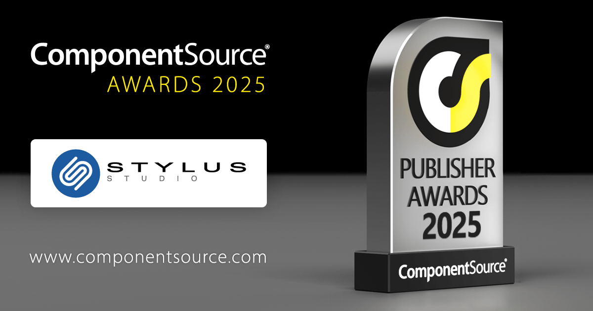 Stylus Studio Wins ComponentSource Award