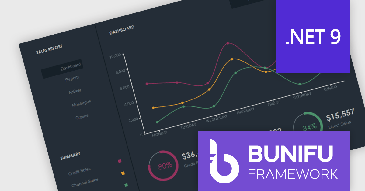 Bunifu Technologiesが.NET 9をサポート