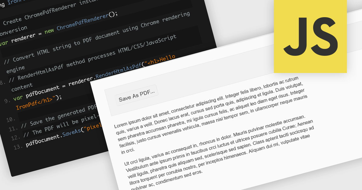 Render HTML as PDF for Accurate Output