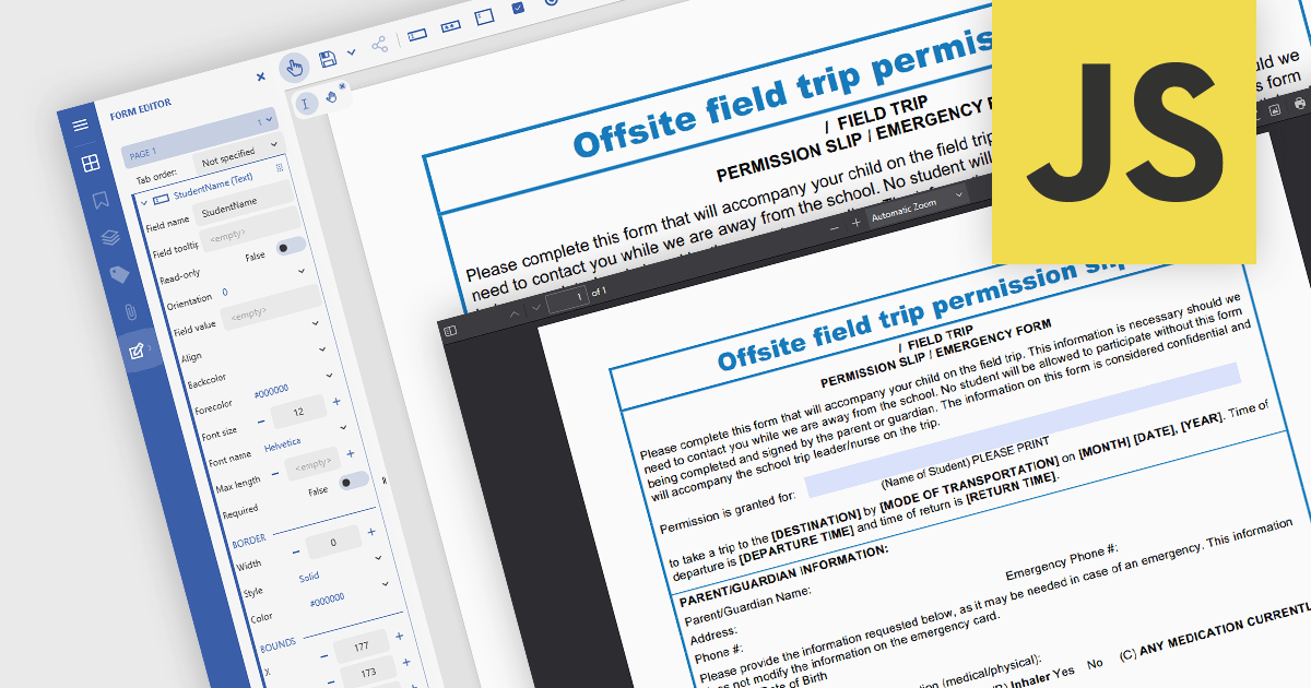 Create and Edit PDF Form Fields in the Browser