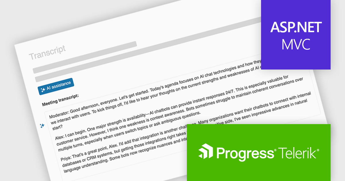 Add Inline AI Prompts to ASP.NET MVC Apps