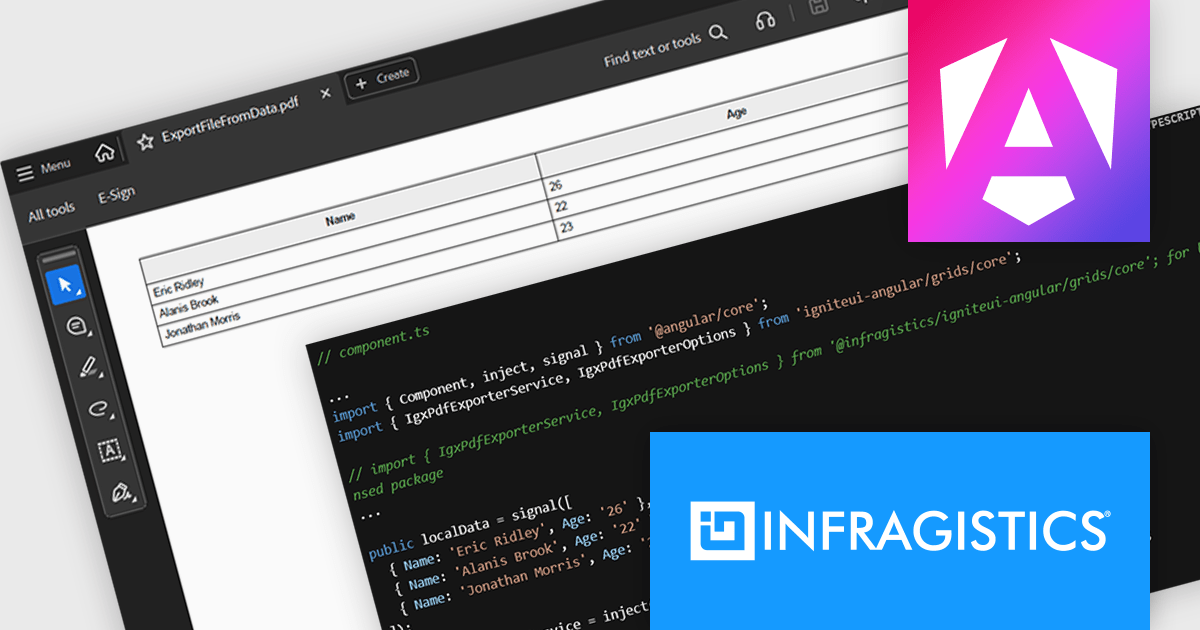 Easily Export Grid Data to PDF in Angular Apps