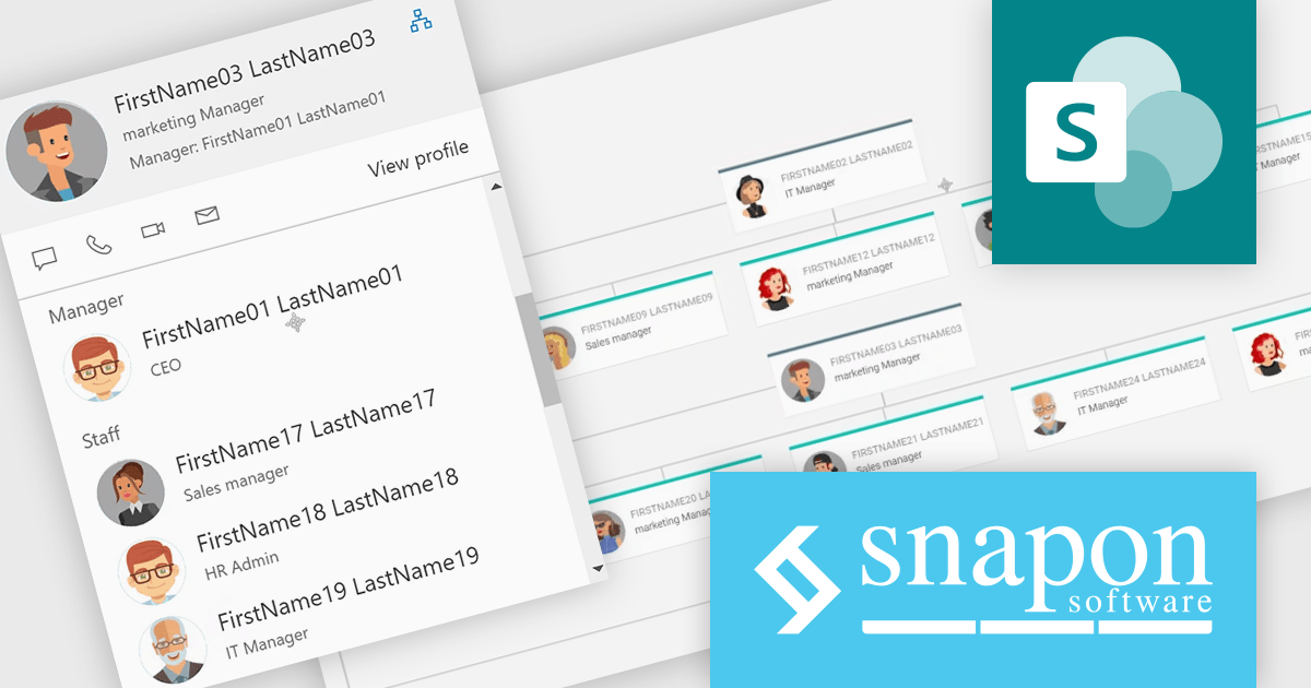 View Organizational Structure with Root Selection