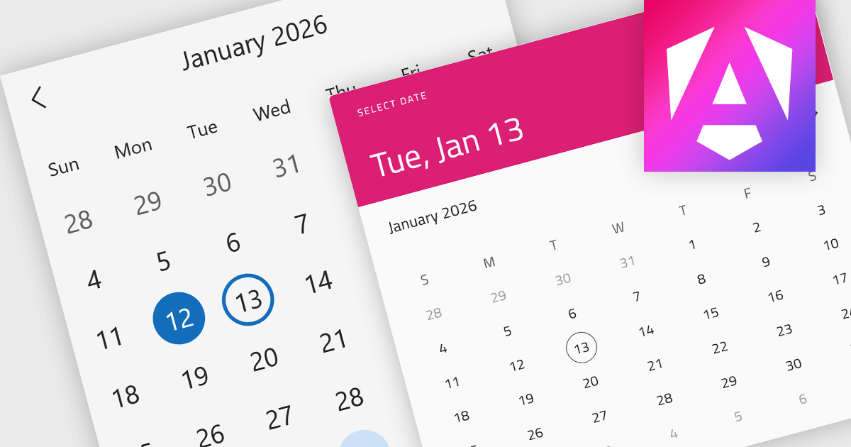 Simplify Date Selection in Angular Applications