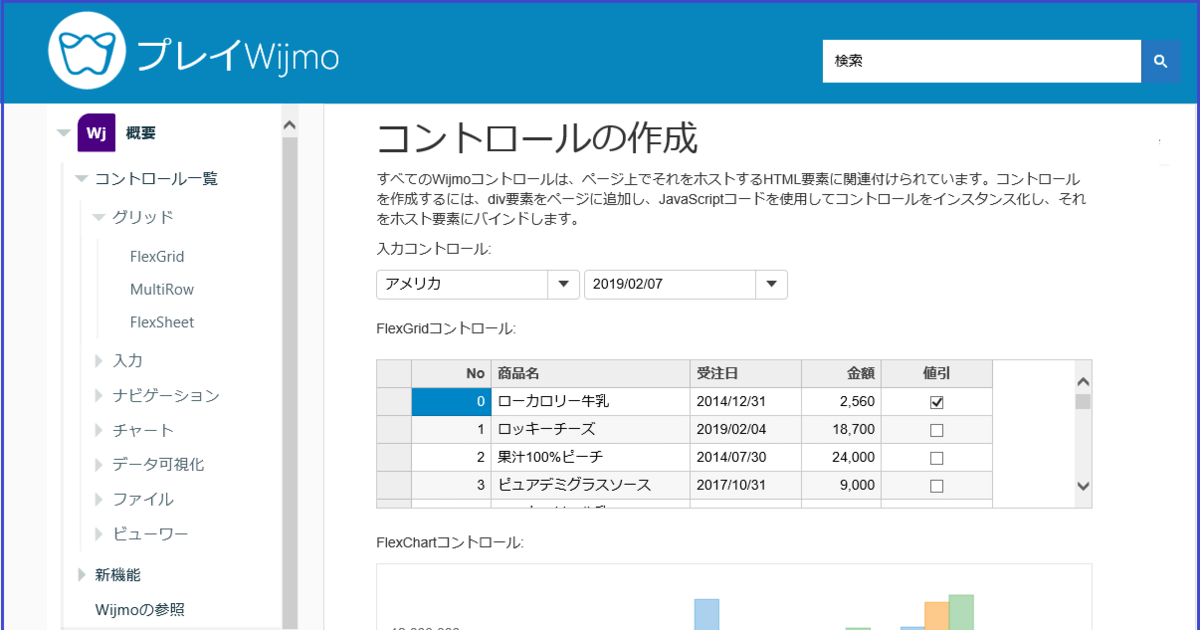 Wijmo Enterprise（日本語版）2019 v3 (5.20193.646)