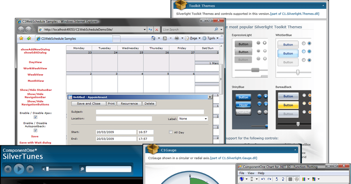 ComponentOne Studio 2009 v3 released