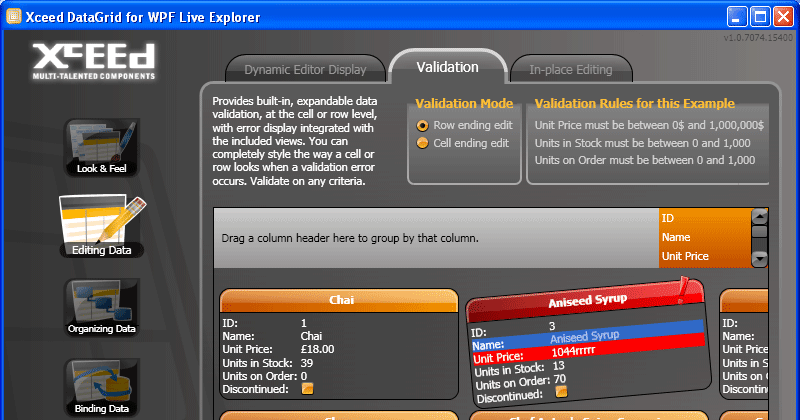 WPF DataGrid improves Unicode support
