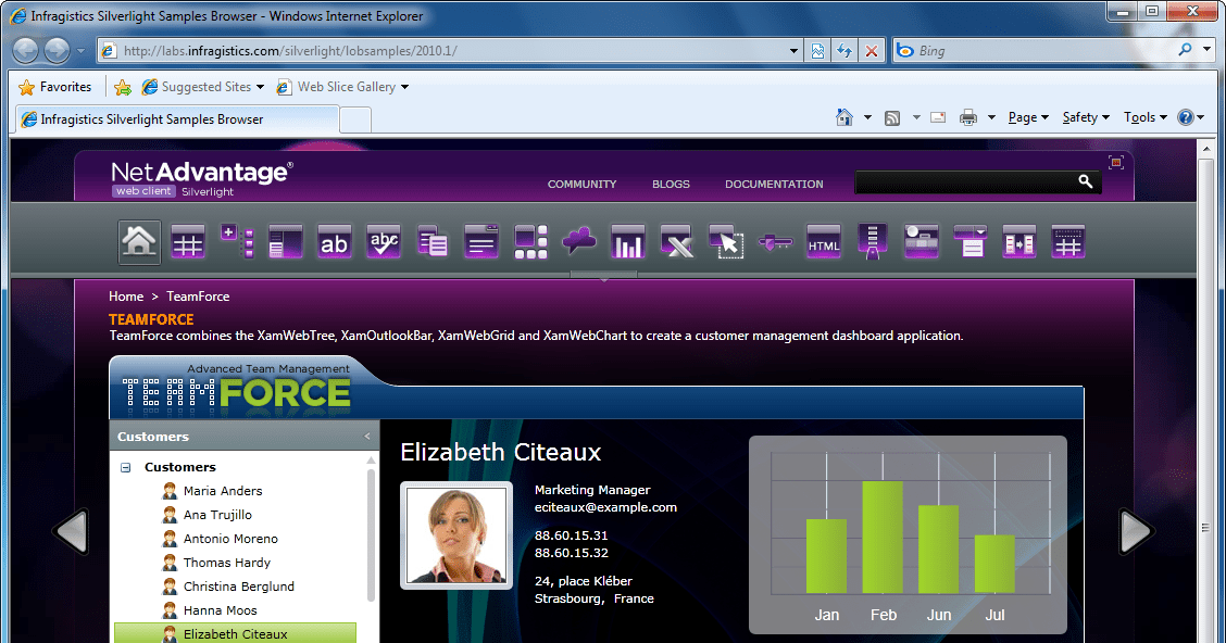 NetAdvantage .NET adds Office 2010 style