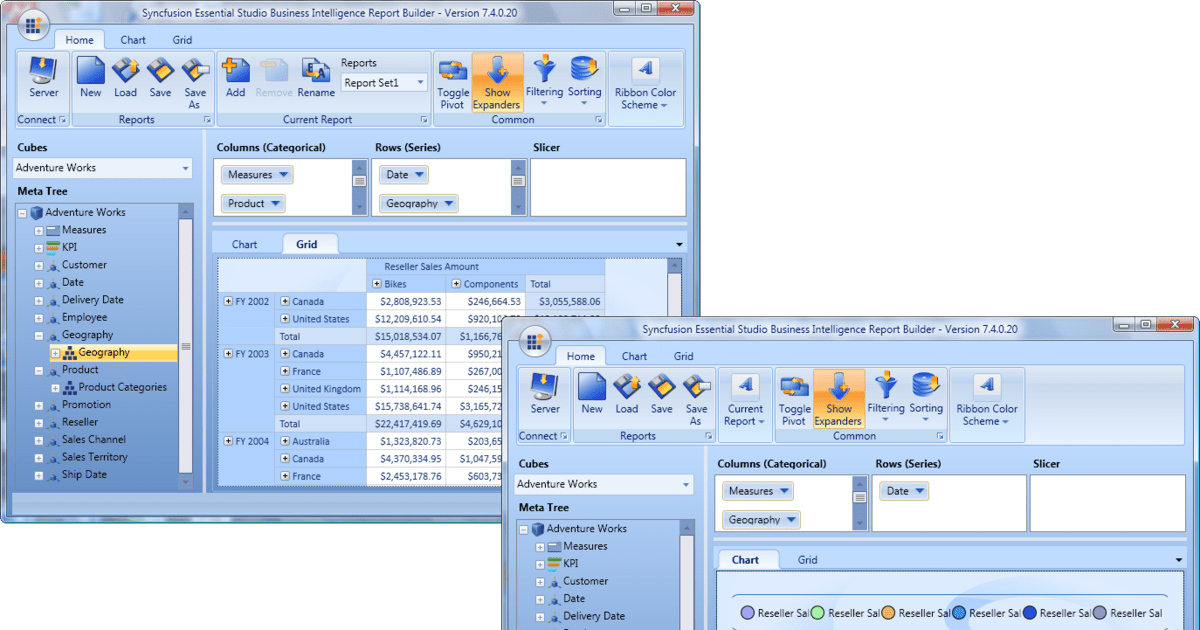 Syncfusion adds Pivot Grid serialization