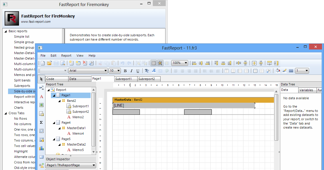 FastReport FMX adds RAD Studio XE5 Support