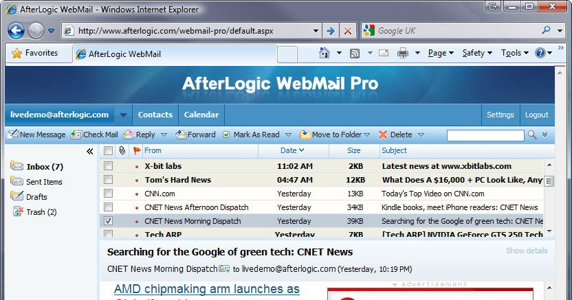 WebMail Pro patched