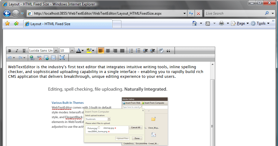 WebTextEditor updated
