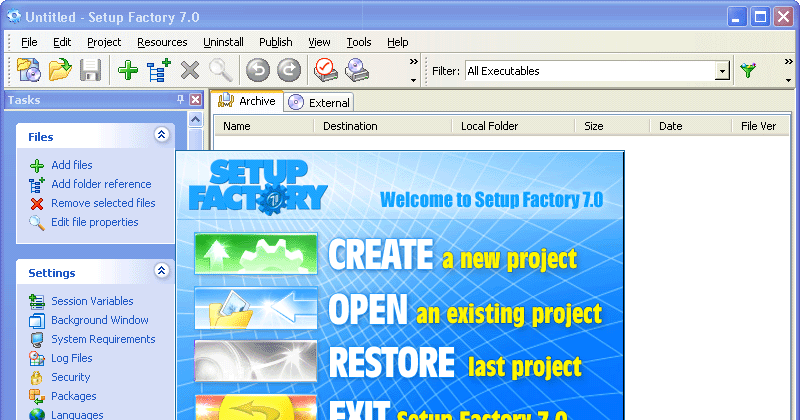 Setup Factory patched