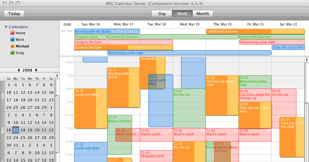 MiG Calendar updated