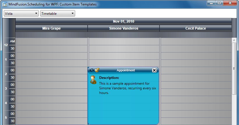 MindFusion.Scheduling for WPF adds Virtualization