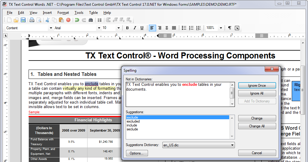 TX Spell .NET 4.0 SP2 released