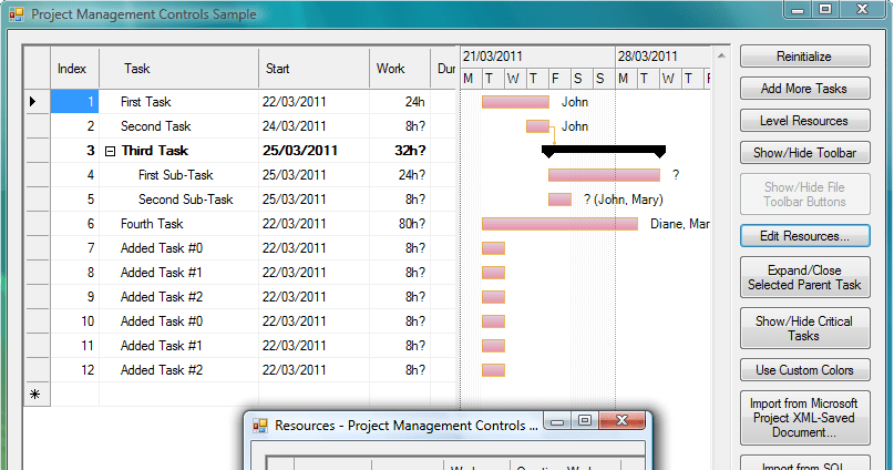 Project Management for WinForms released