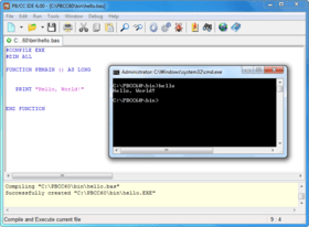 PowerBASIC Console Compiler for Windows